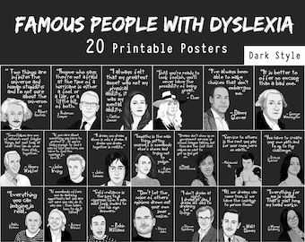 Dyslexia Awareness Posters - Etsy