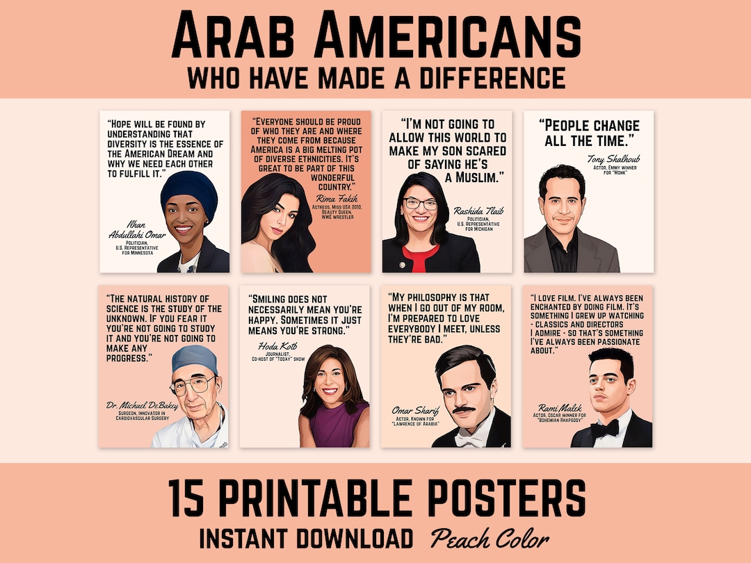 15 Notable Arab Americans Who Have Made History, National Arab American ...