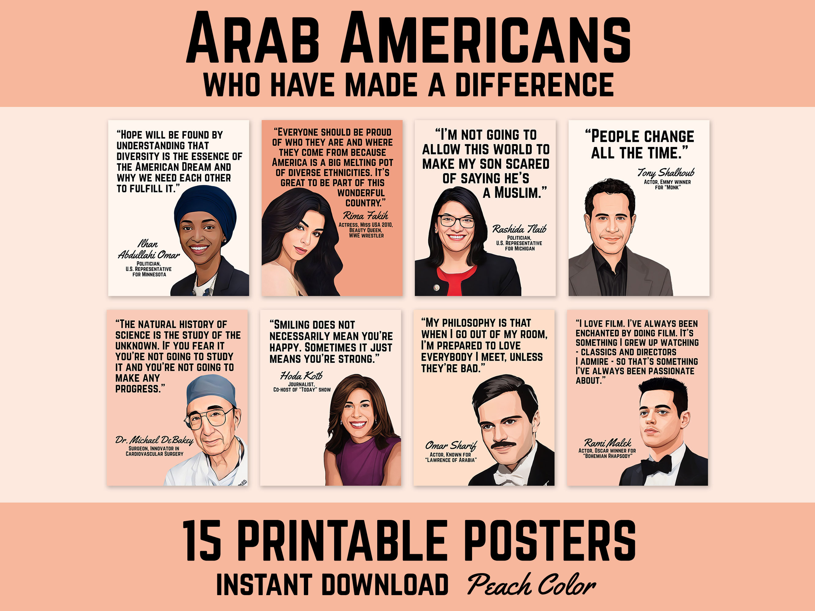 15 Notable Arab Americans Who Have Made History, National Arab American ...