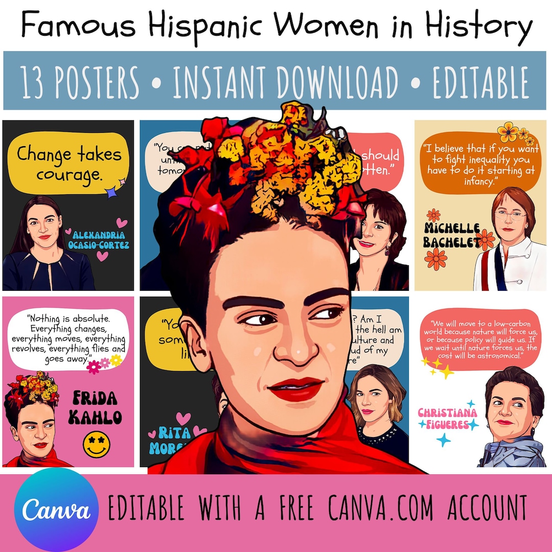 Famous Hispanic Women in History, National Hispanic Heritage Month ...