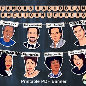 16 Faces, Caribbean American Heritage Month, Caribbean American Leaders ...