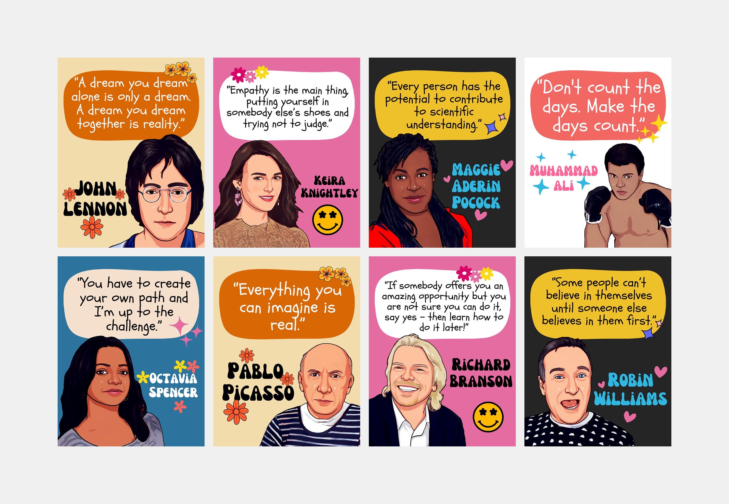 Famous People With Dyslexia, 20 Printable Quote, Dyslexia Awareness ...