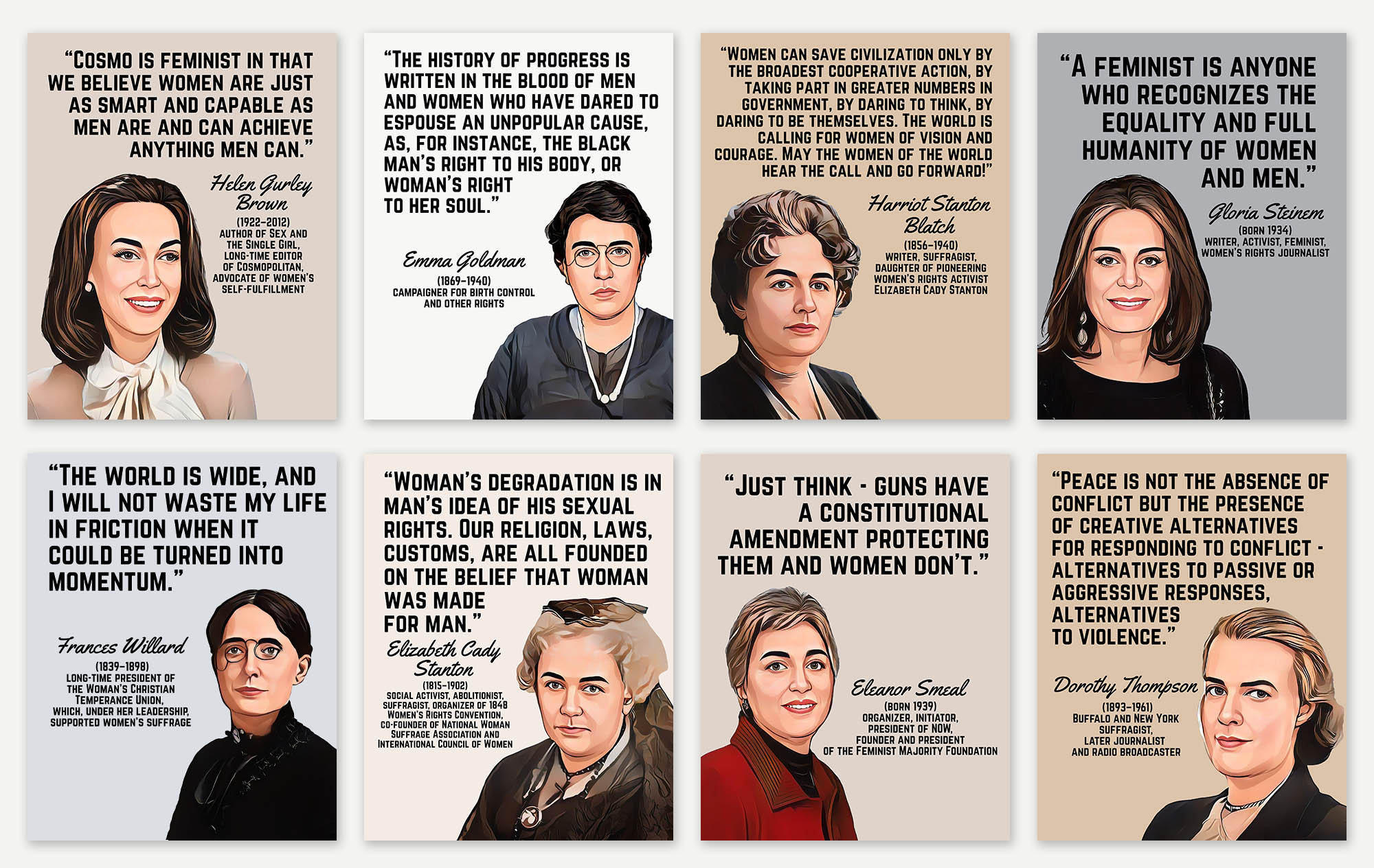 Women's History Month Posters Bulletin Board Display, Famous Women ...