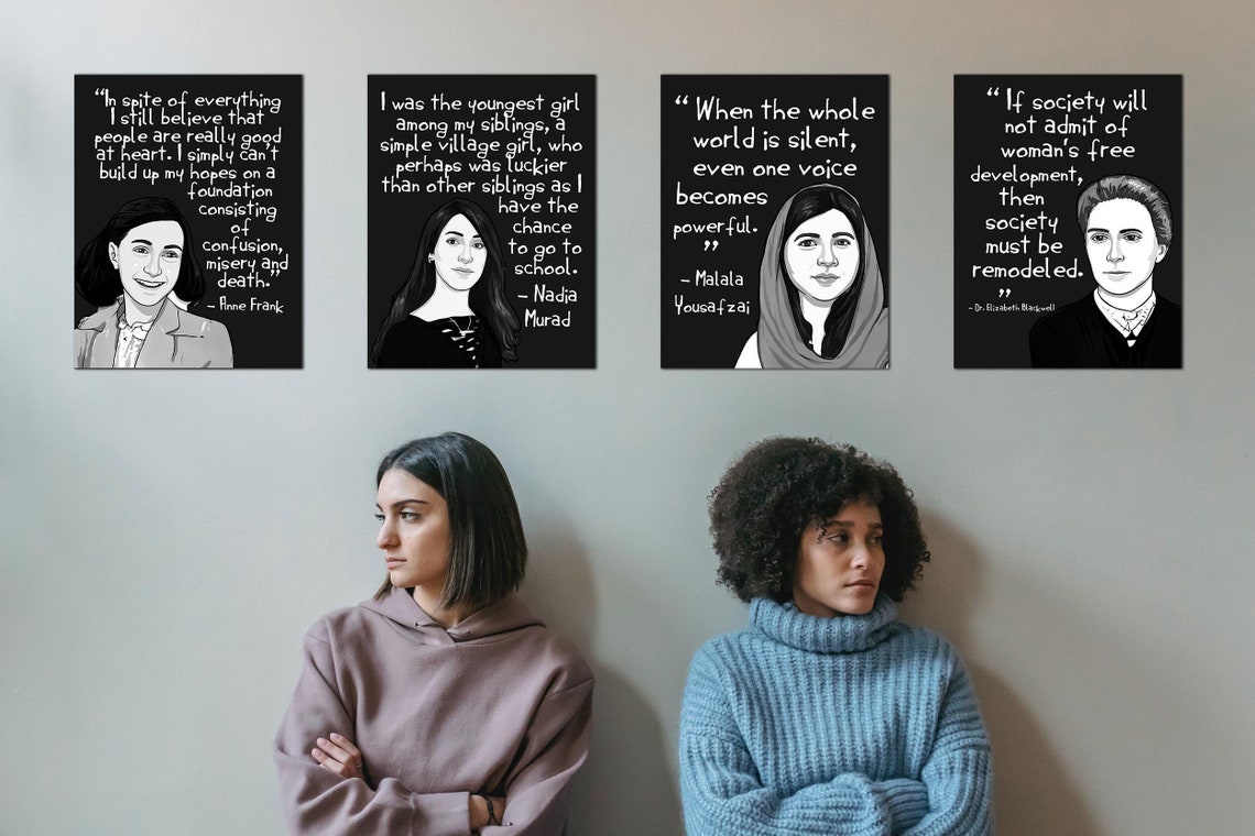12 Famous Women in History Who Changed the World, Classroom Poster Set ...