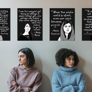 12 Famous Women in History Who Changed the World, Classroom Poster Set ...