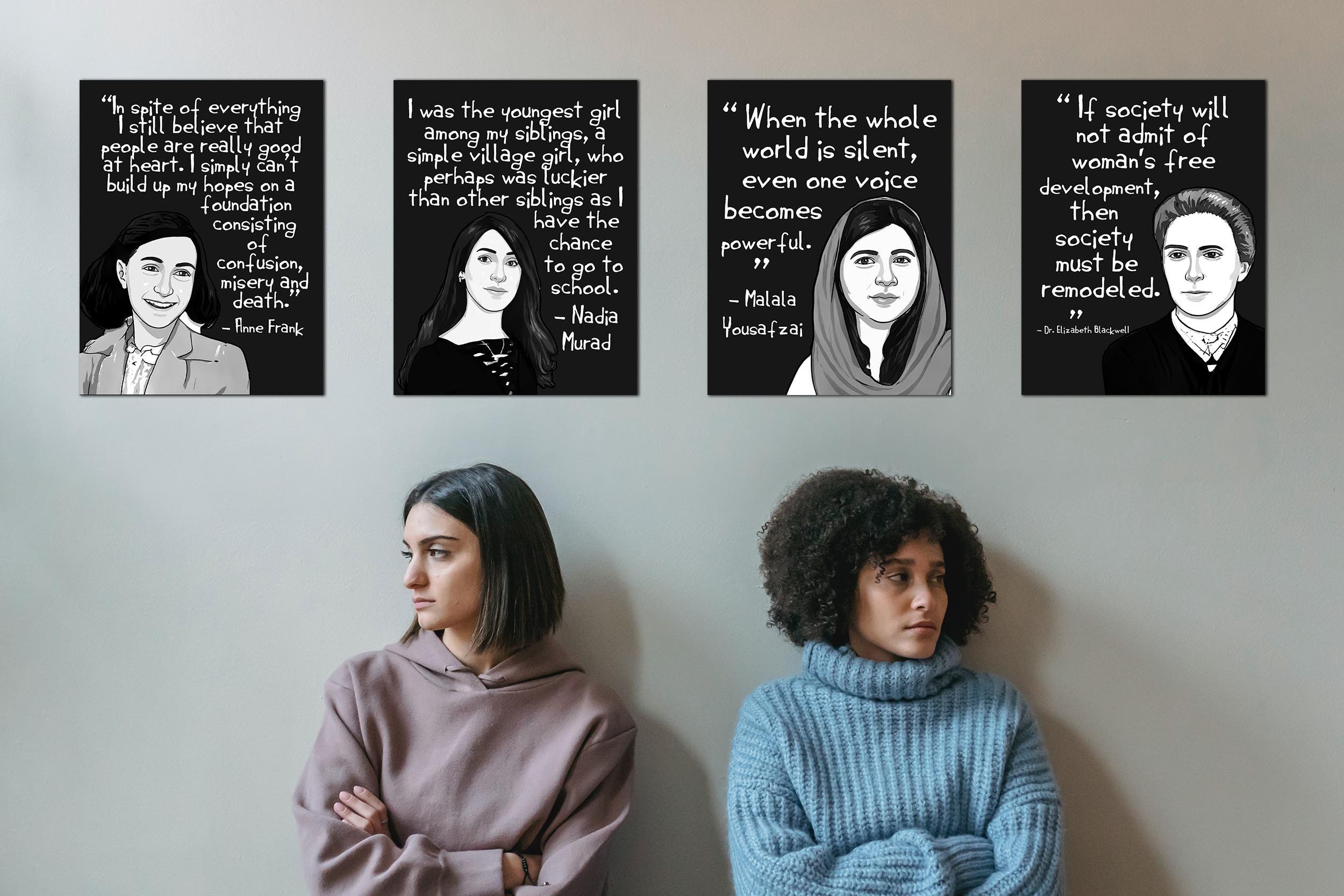 12 Famous Women in History Who Changed the World, Classroom Poster Set ...