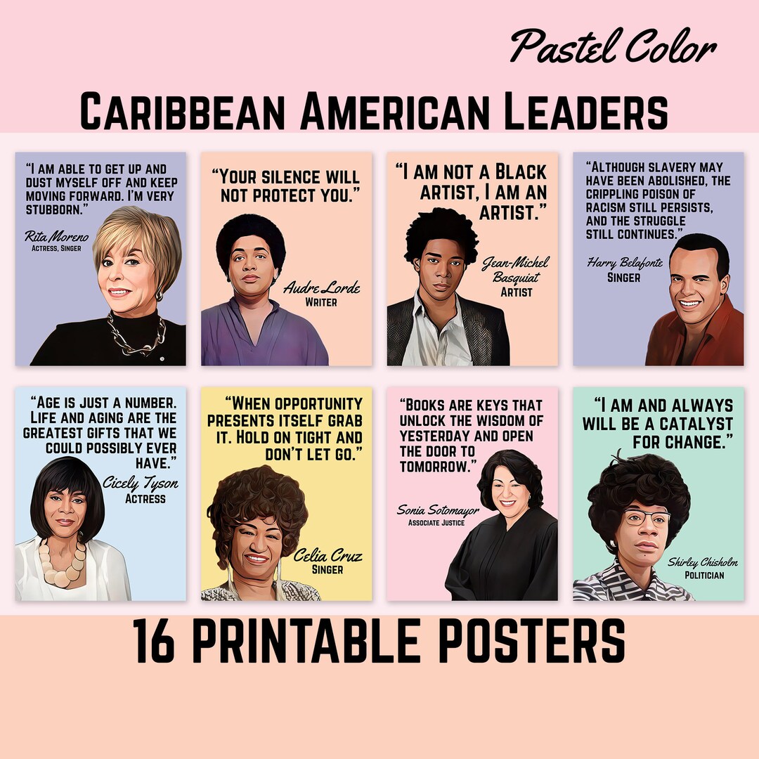Caribbean American Heritage Month, Caribbean American Leaders ...