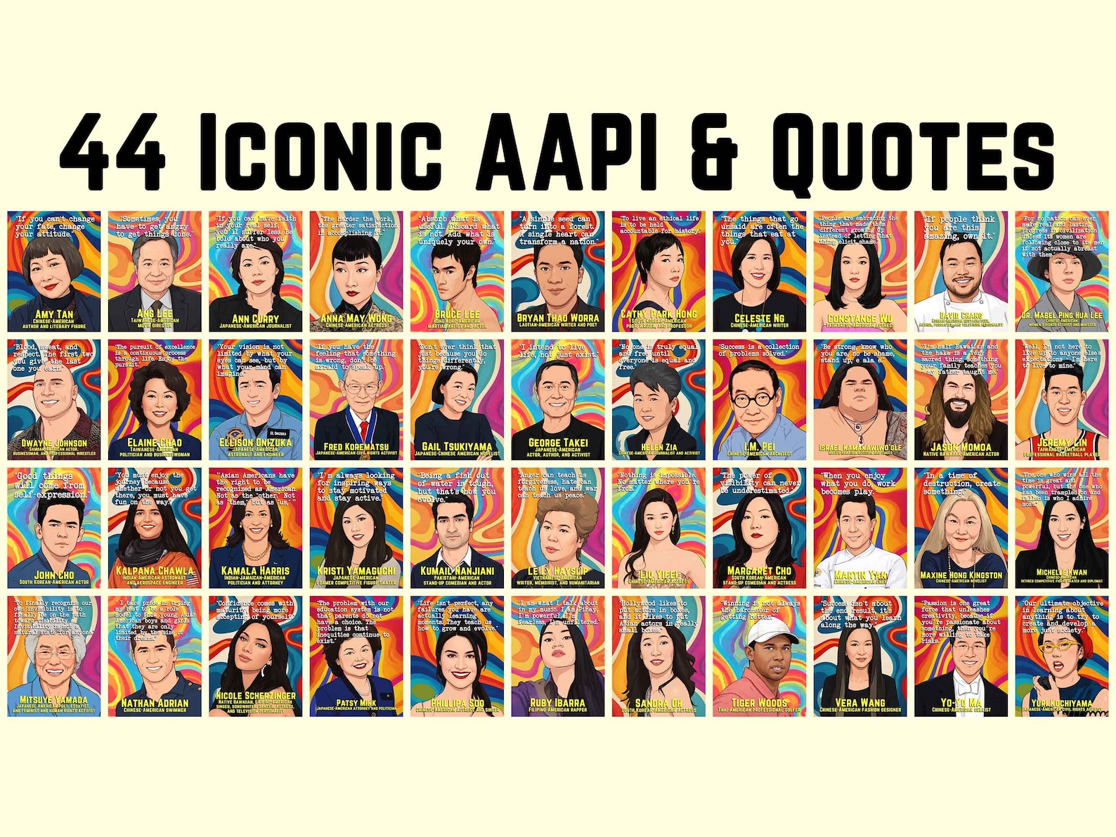 AAPI Posters, Asian American and Pacific Islander Heritage Month ...