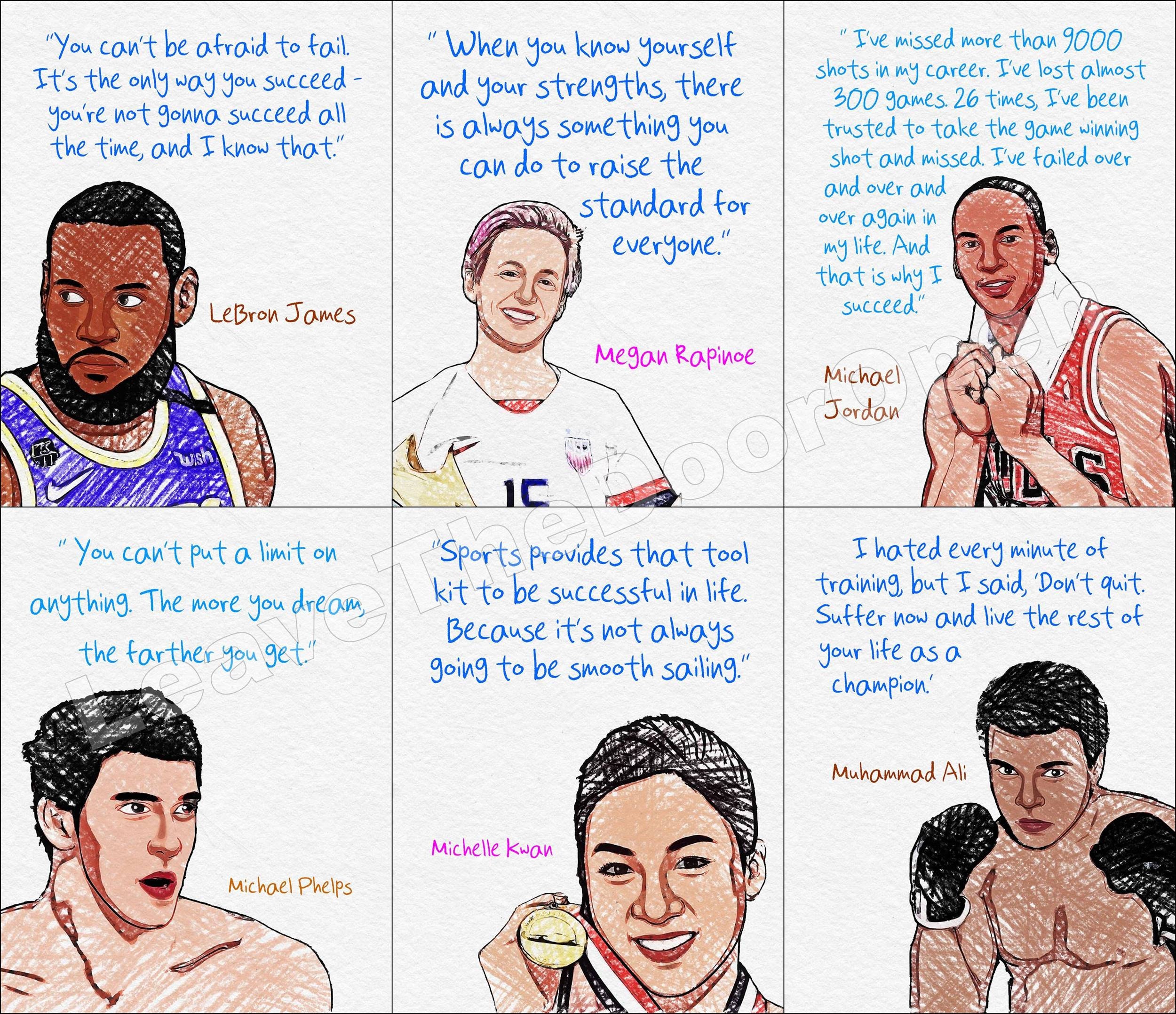 Athletes Posters 26 Printable Sports Posters, Elementary Classroom ...