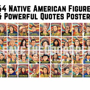 Native American Heritage Month Posters, Digital Download, Quotes From ...