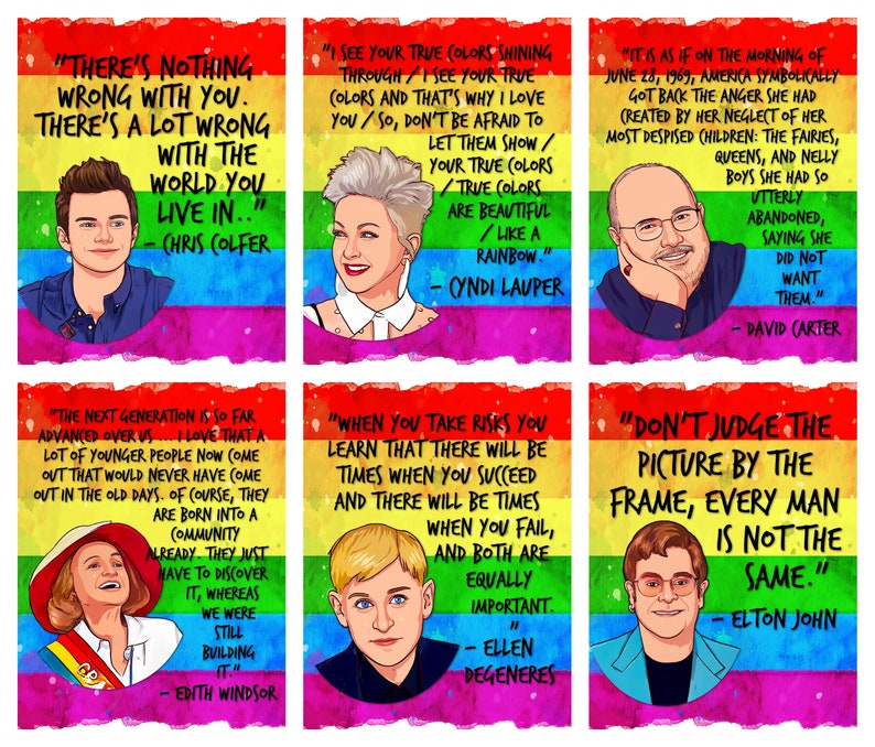 LGBT Pride Month Posters, LGBT History Month Bulletin Board Set ...