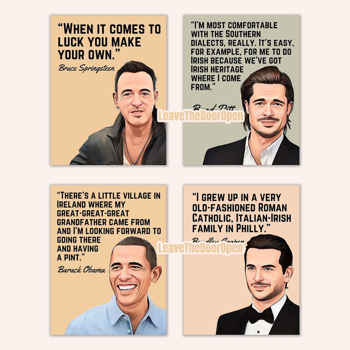 20 Famous Irish Americans Quotes, Irish American Heritage Month, Saint ...