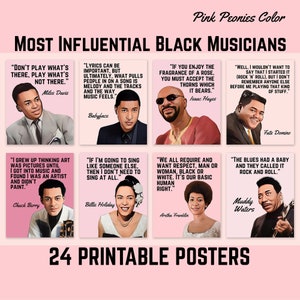 Most Influential Black Musicians, Black History Month, Theme African ...