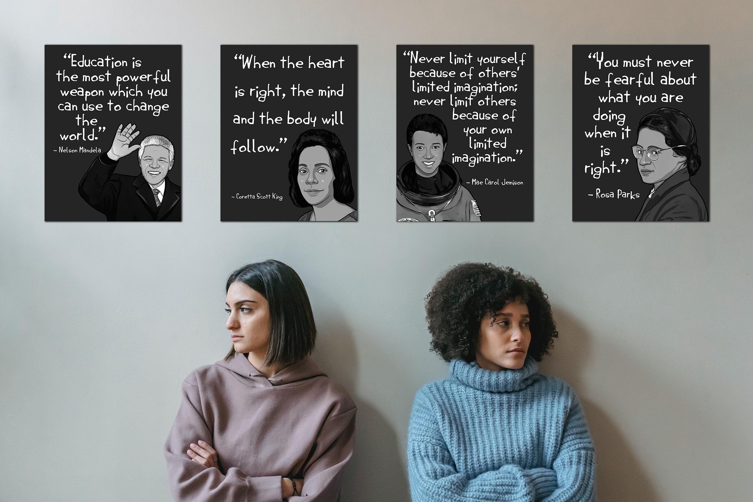 Dark Style, Famous People, Black History Month, 20 Classroom Posters ...