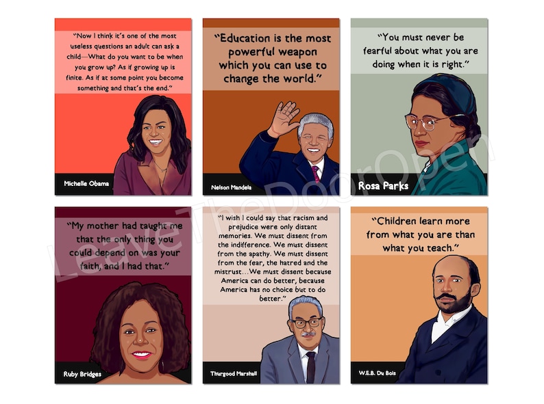 Famous Black History People Poster Bundle Pack:20 Printable - Etsy