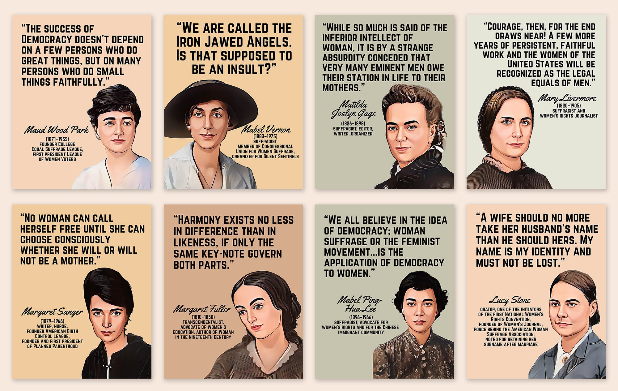 Women's History Month Posters American History, Bulletin Board Display ...