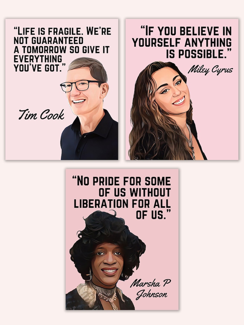 LGBT History Month, Lgbt Pride Month, Classroom Posters, Famous LGBTQ ...