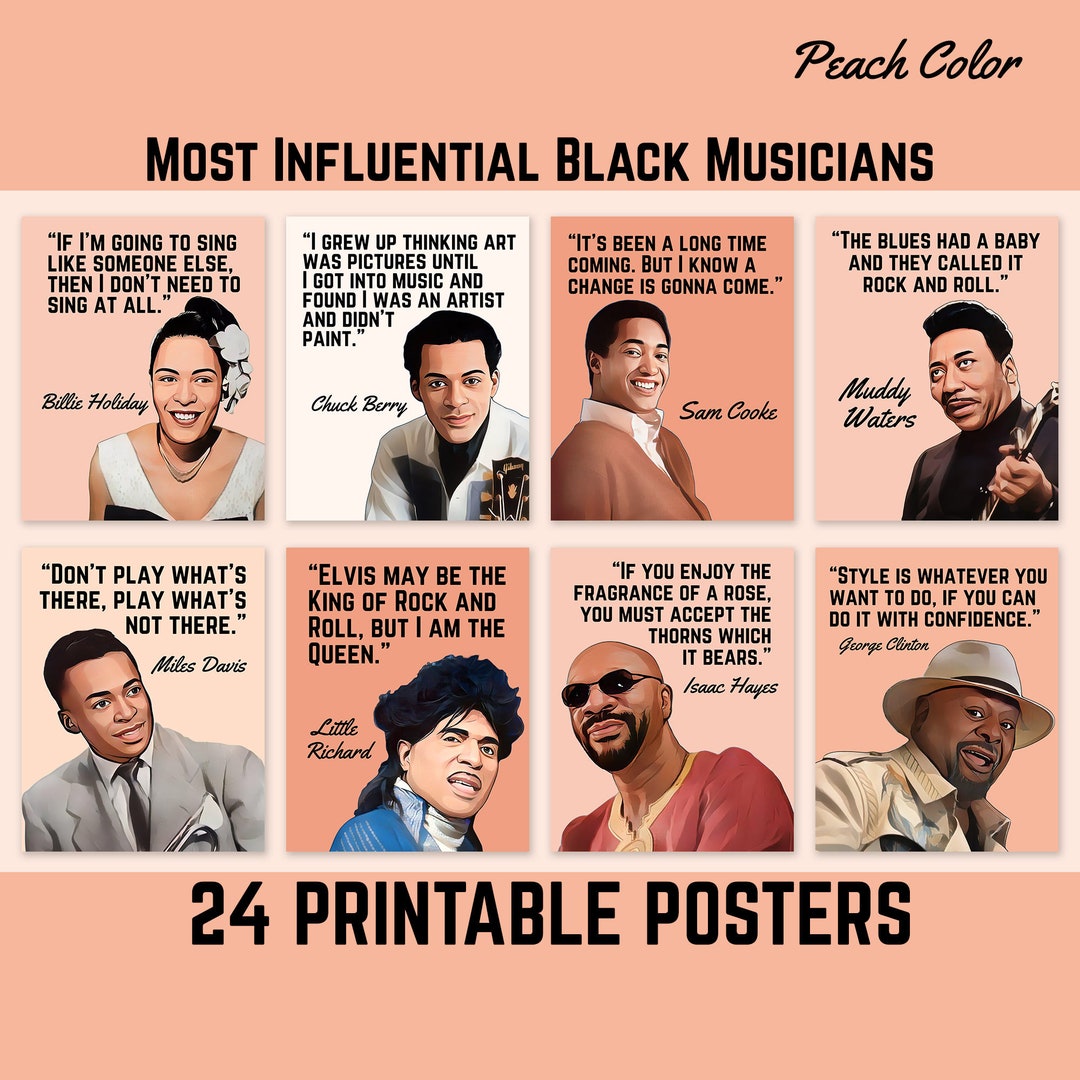 Most Influential Black Musicians,black History Month, Theme African ...