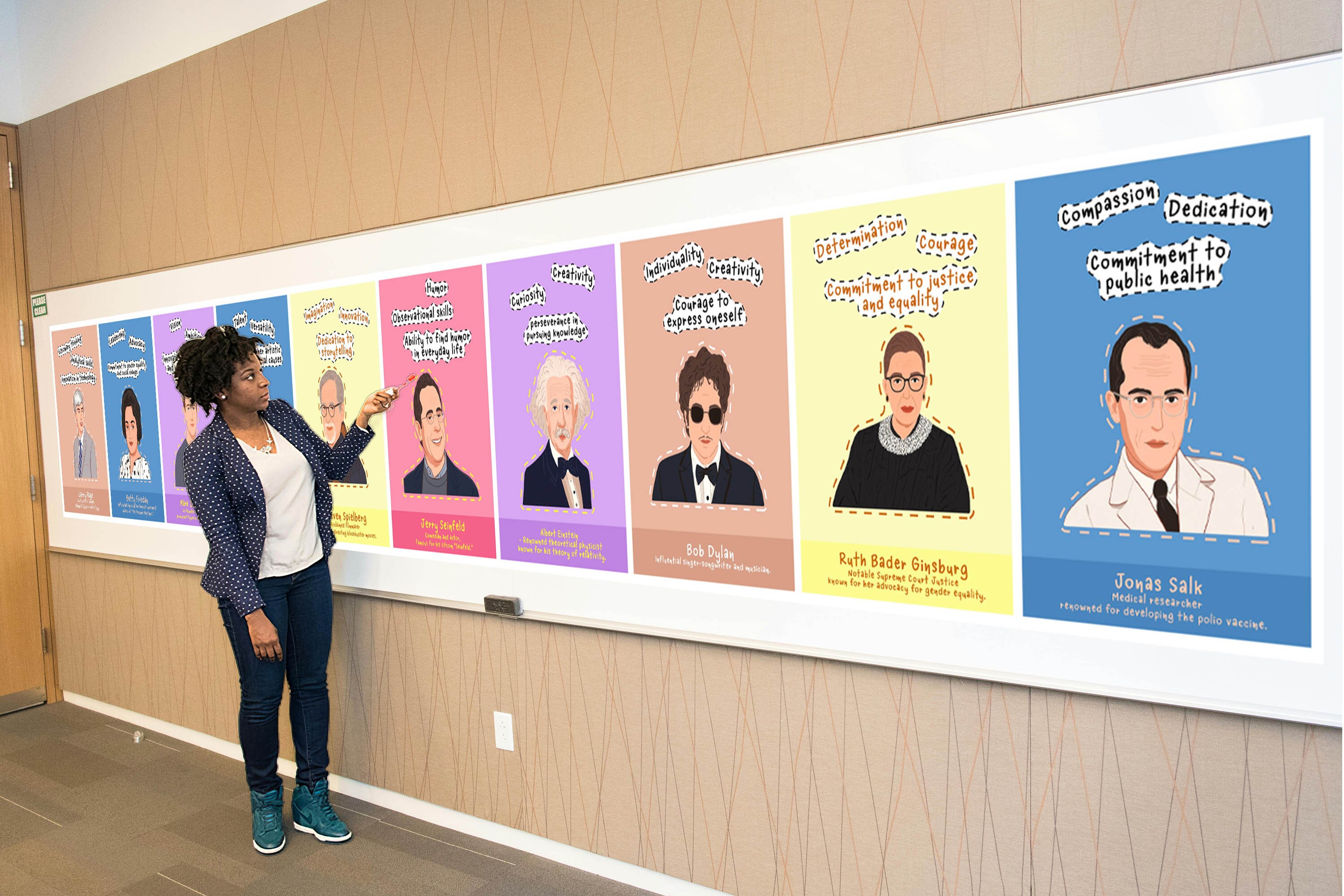 Jewish American Heritage Month Poster Set 20 Inspirational Figures for ...