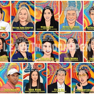 AAPI Posters, Asian American and Pacific Islander Heritage Month ...