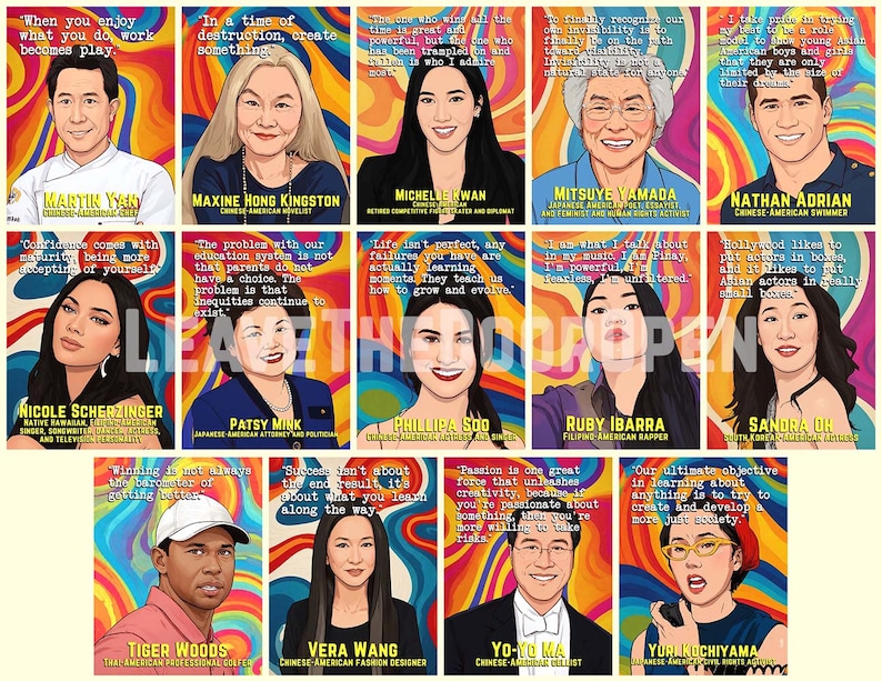 AAPI Posters, Asian American and Pacific Islander Heritage Month ...