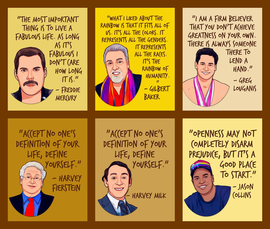 Golden LGBT History Month, LGBT Pride Month, 25 Elementary Classroom ...