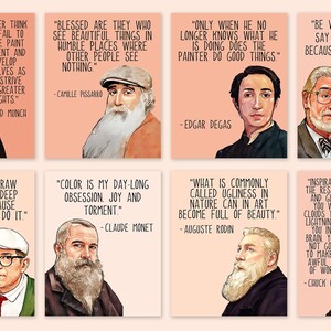 40 Art Quotes for Kids by Famous Artists - Bulletin Board - Classroom ...