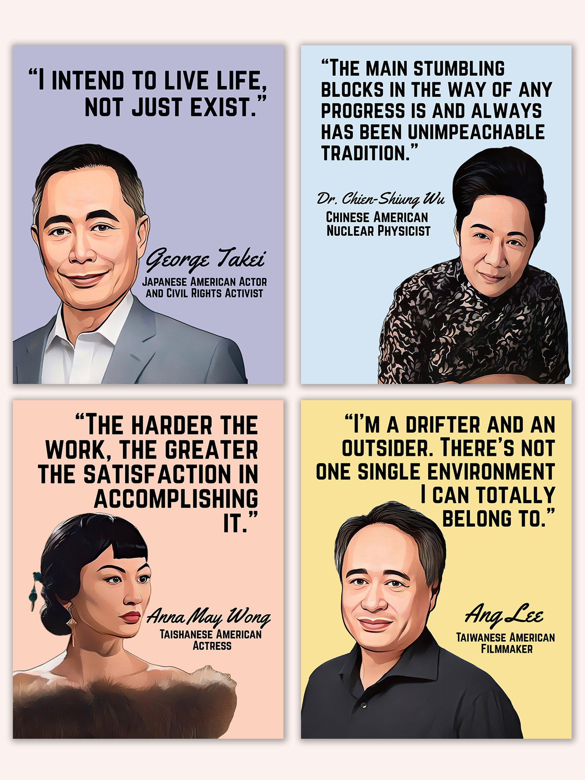 Asian American Leaders, AAPI Asian Pacific American Heritage Month ...