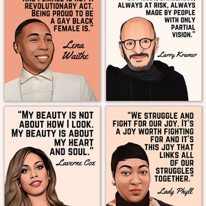 LGBT History Month, Lgbt Pride Month, Classroom Posters, Famous LGBTQ+ ...