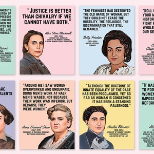 Women's History Month Posters | Decor, Bulletin Board Display, American ...