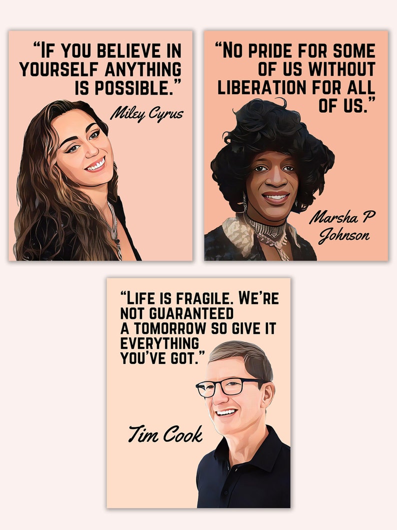 LGBT History Month, Lgbt Pride Month, Classroom Posters, Famous LGBTQ ...