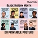 African American Heroes, Black History Month Printable Posters ...