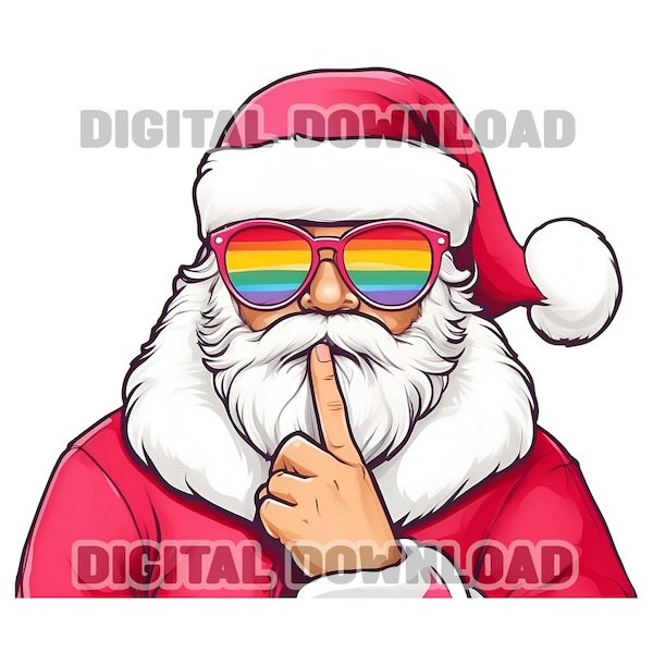 Gay Santa Art - Etsy