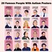 Famous People With Autism Posters, National Autism Acceptance Month ...