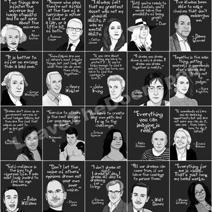 Famous People With Dyslexia, 20 Printable Quote Posters,dyslexia ...