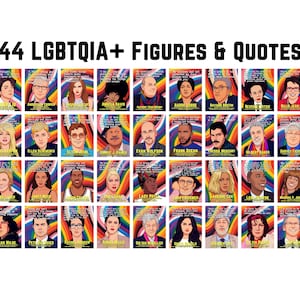 Pride Month Posters, LGBT History Month Bulletin Board Display, 44 ...