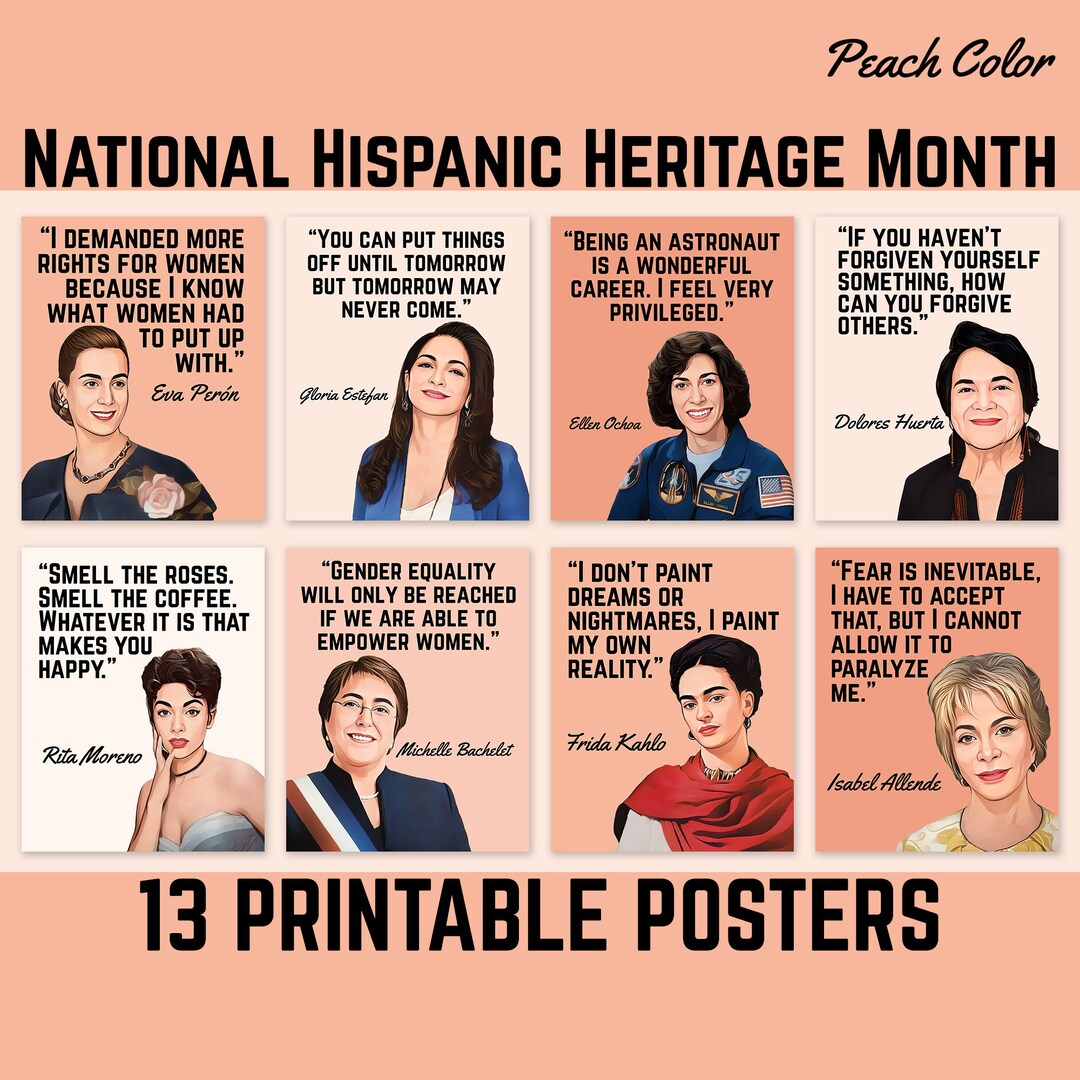 National Hispanic Heritage Month, Famous Hispanic Women in History ...