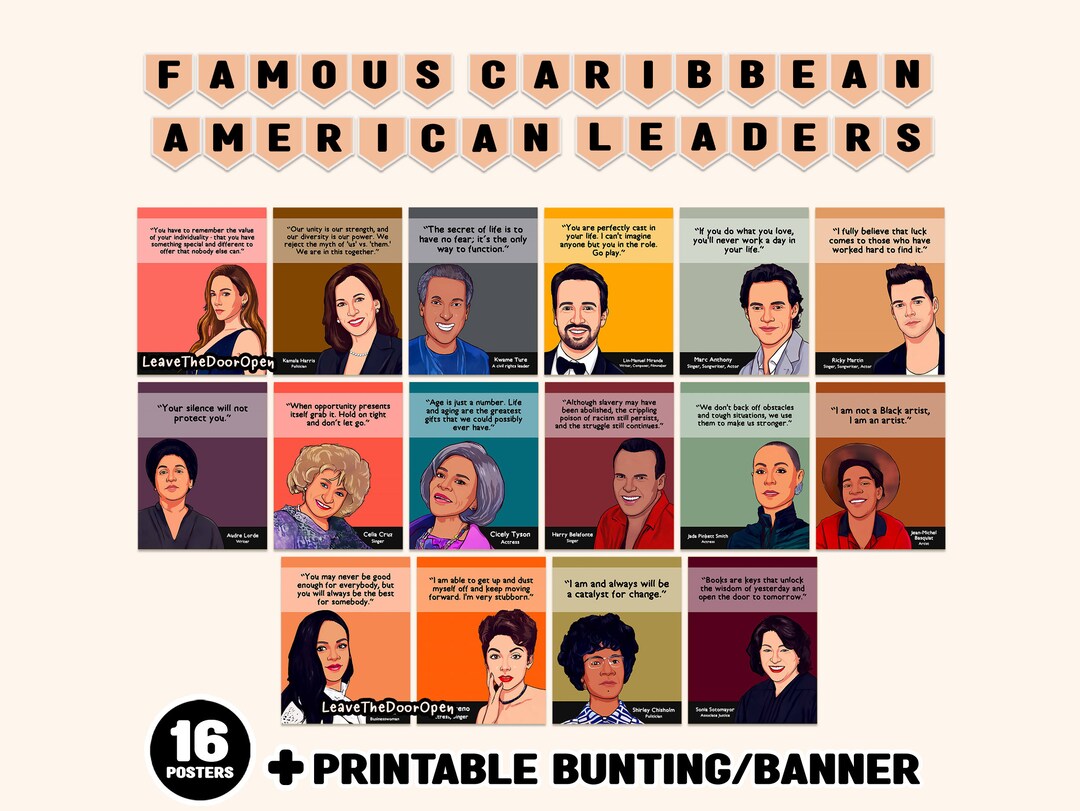 Caribbean American Heritage Month Posters, 16 Caribbean American ...