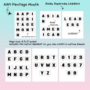 Asian American Leaders, 18 Printable Biography Posters, AAPI Heritage ...