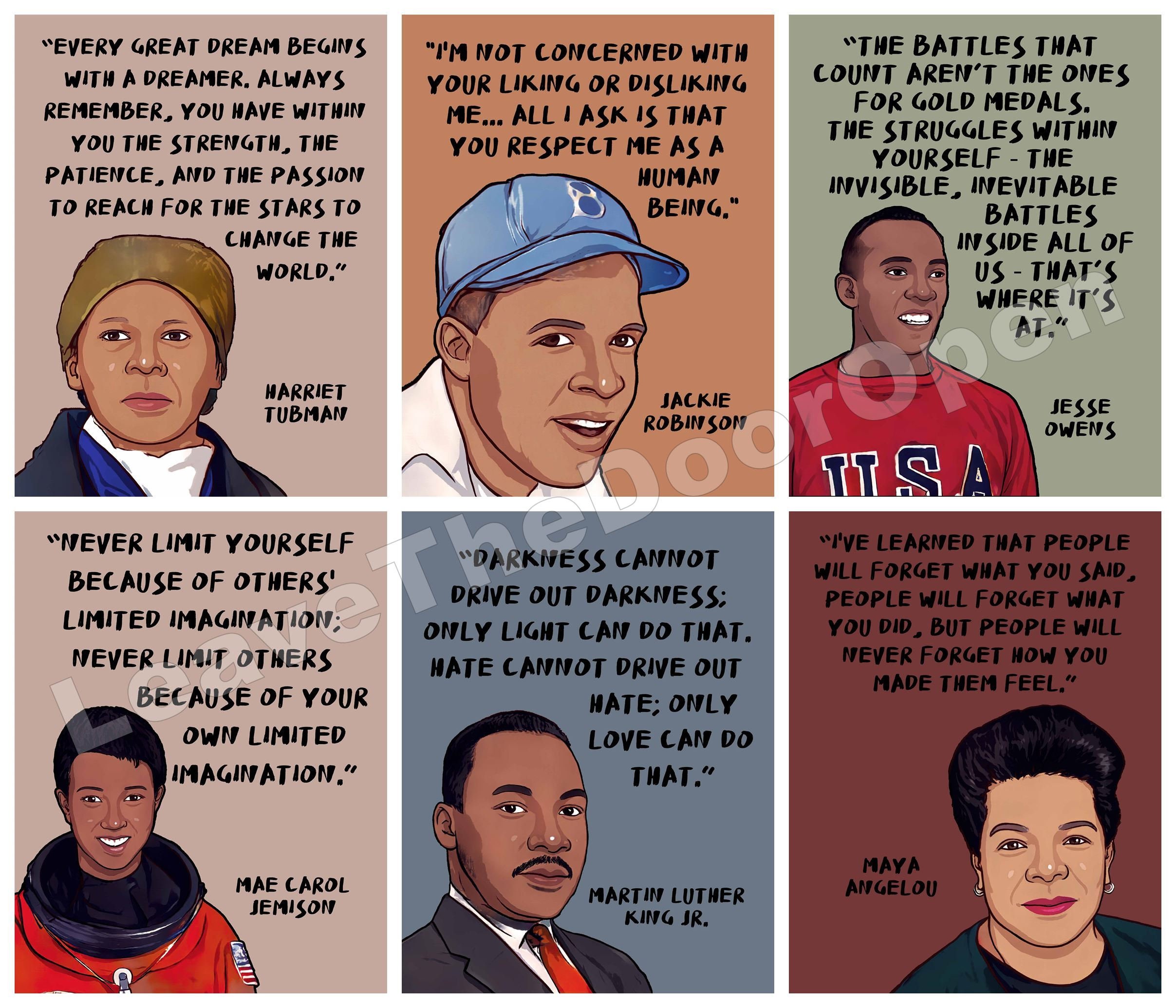 Black History Month Posters / 20 Printable Posters Teacher - Etsy