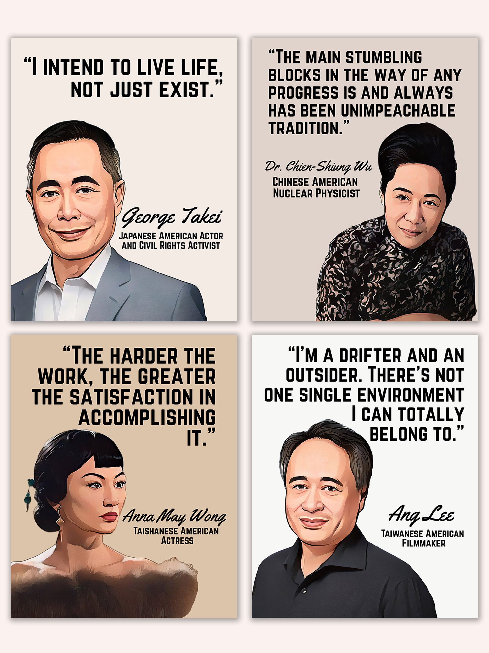 Asian American Leaders, AAPI Asian Pacific American Heritage Month ...