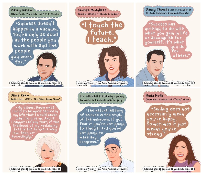 Inspiring Words From Arab American Figures, National Arab American ...