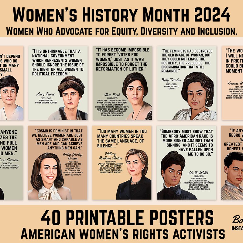 Womens March Poster - Etsy