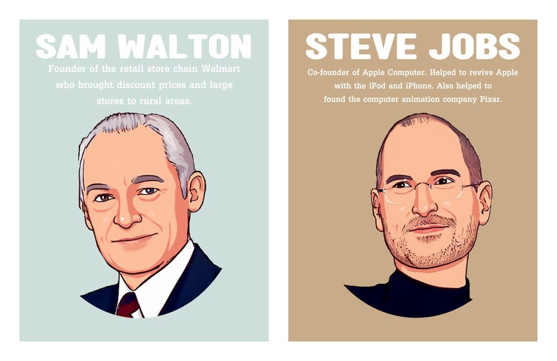 Famous Entrepreneurs Printable Posters, Elementary Classroom Decor ...