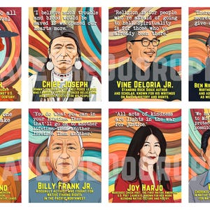 Native American Heritage Month Posters, Digital Download, Quotes From ...