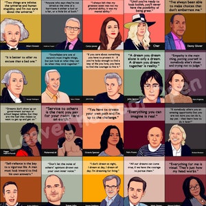 Famous People With Dyslexia, 20 Printable Quote Posters,dyslexia ...