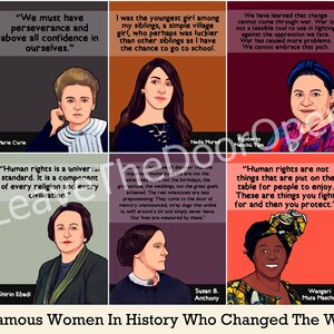 12 Famous Women in History Who Changed the World, Inspirational Quotes ...
