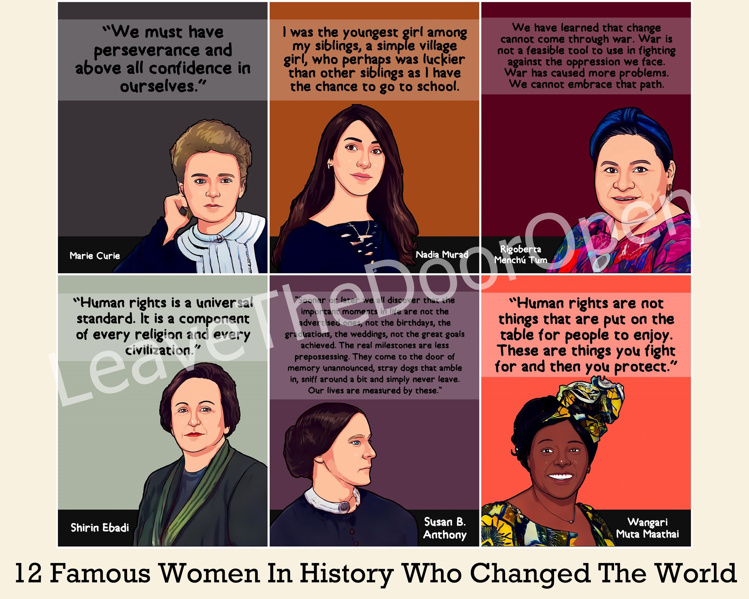 12 Famous Women in History Who Changed the World, Inspirational Quotes ...