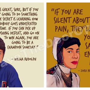 Golden - Black History Month, 20 Printable Posters,teacher Wall Art ...