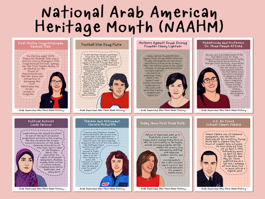8 Notable Arab Americans Who Have Made History, National Arab American ...